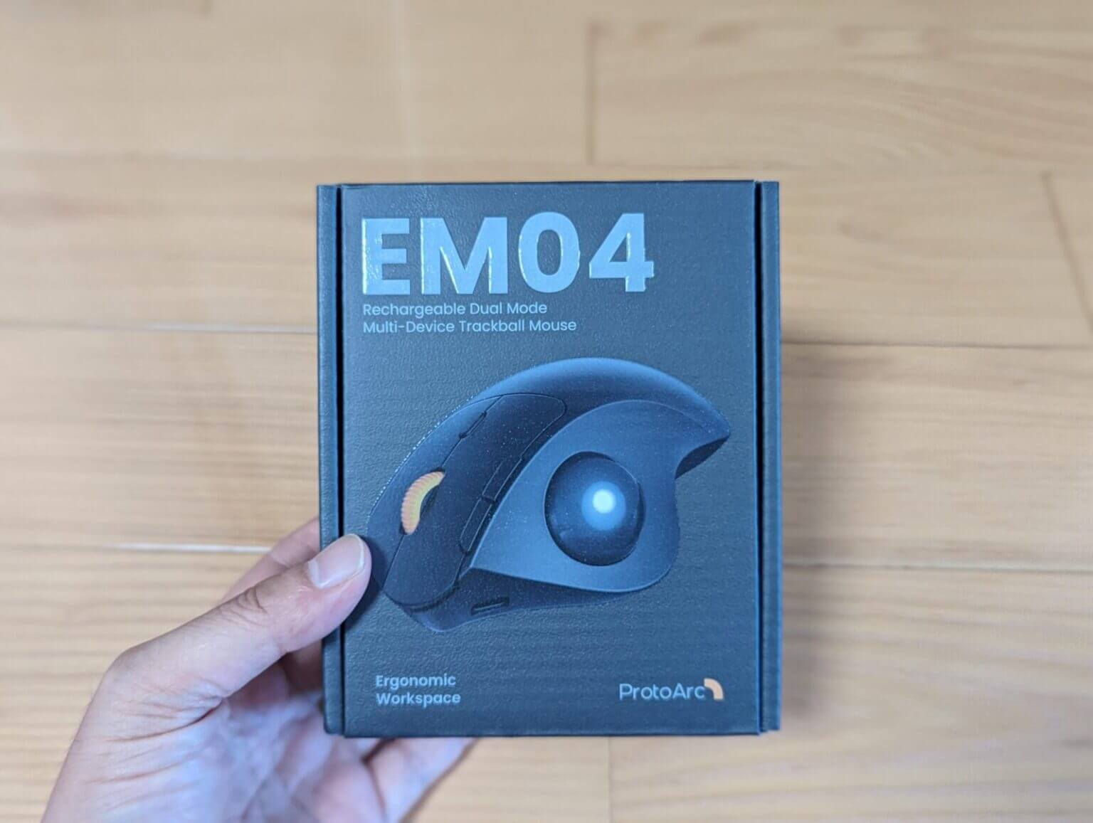 【レビュー】AmazonでロジクールM575Sを抑えて人気No.1となったProtoArc EM04トラックボールマウス | ひとぅブログ