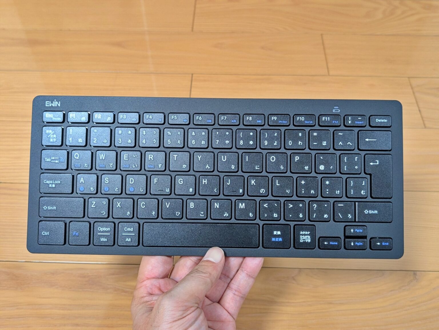 【レビュー】Ewin Bluetoothキーボード EW-B009 3台マルチペアリング対応！軽量コンパクトだけれどキー配列が特殊なので注意 ...